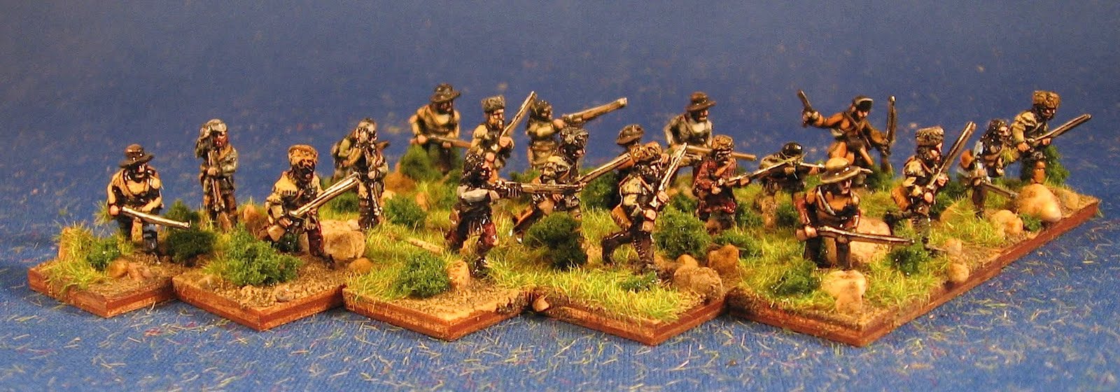 Bob's Miniature Wargaming Blog: 15mm AWI Over the Mountain Men