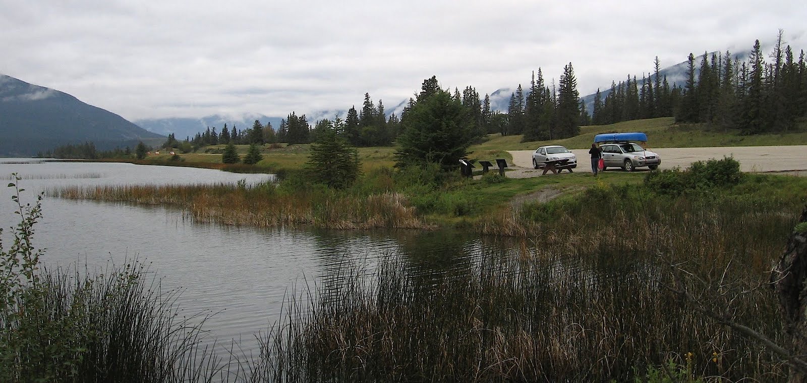 Paddling Near Edmonton, Alberta, Canada: Talbot Lake, Jasper