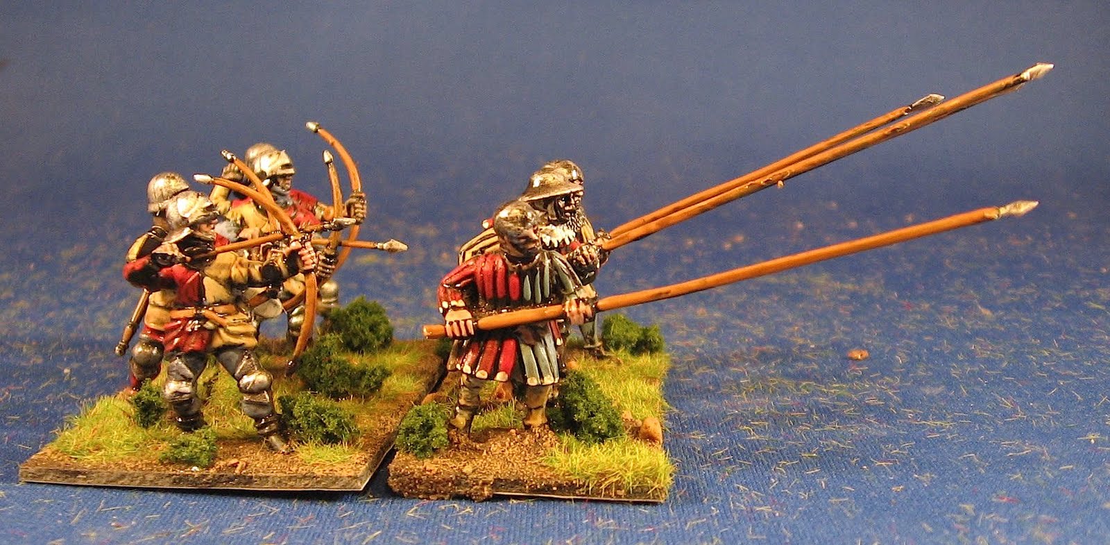 Bob's Miniature Wargaming Blog: 28mm medieval pikemen
