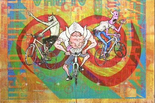 Monsters On Bikes!: A Vivid Variety of Vile Velocipedists