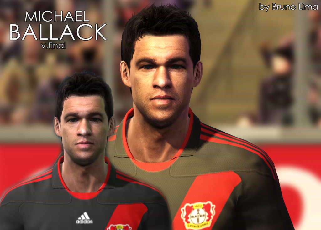 PES INA EDITING: Michael Ballack Face