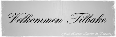 Linnie's Interiør & Oppussing: Velkommen Tilbake...