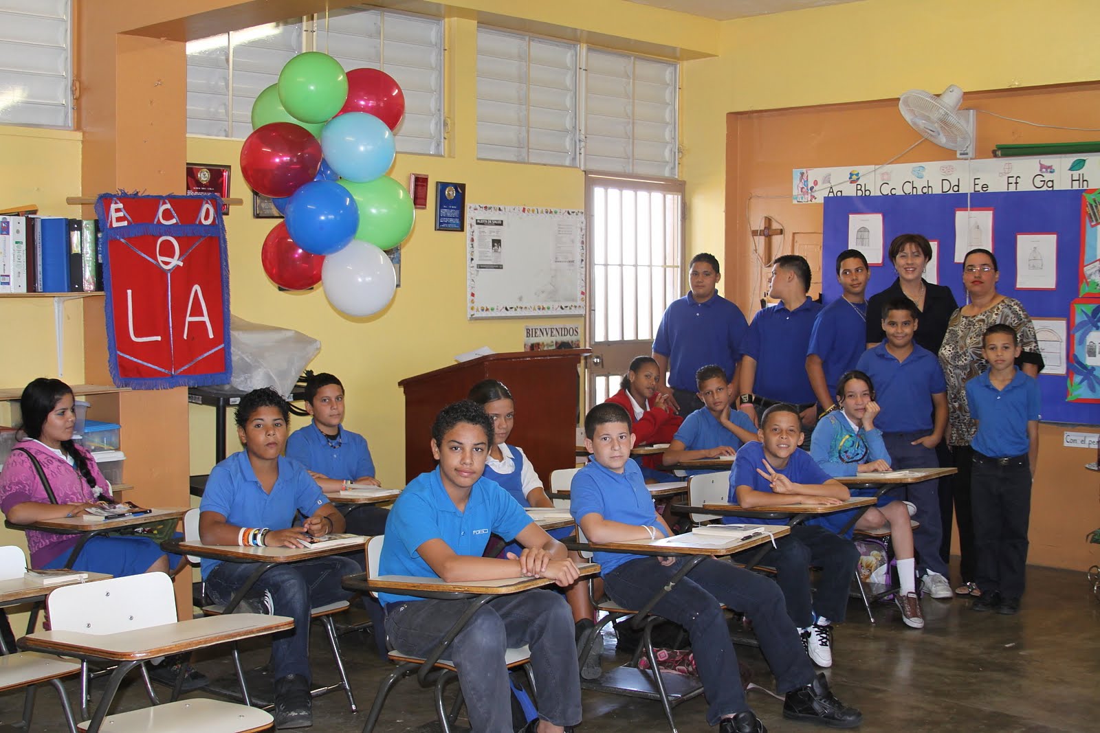 Visita a la Escuela Elemental Quebrada Larga de Añasco, P.R.