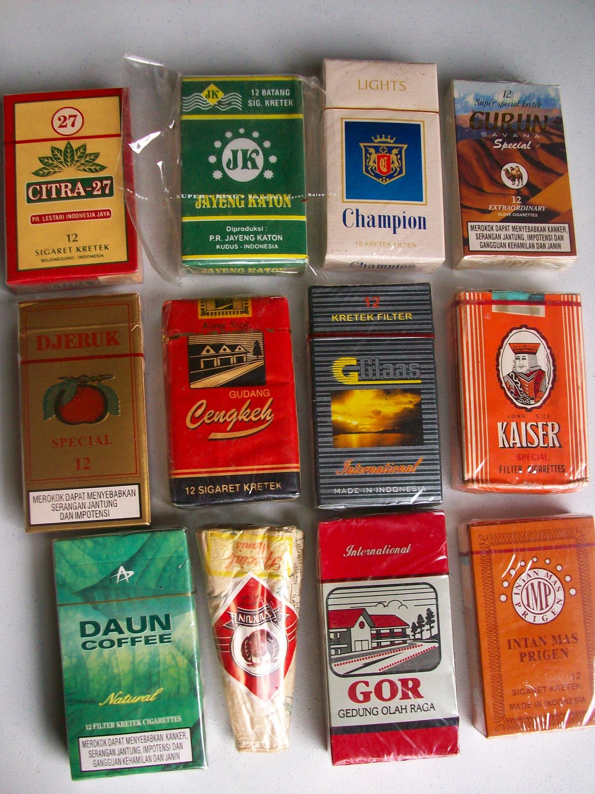 serba vintage: rokok kampoeng jaman dulu