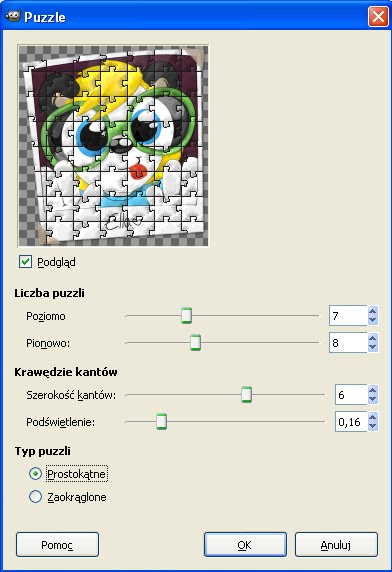 Jak ze zdjęcia zrobic puzzle w GIMP | Grafika Panfu