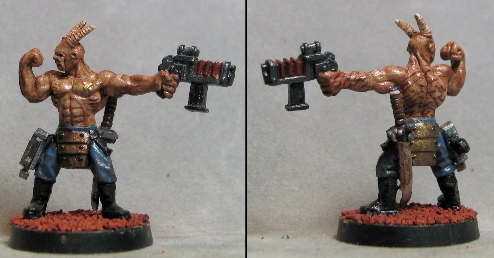 Minismith's Minis for Ebay: 2 40K Chaos Mutants (Beastman and "regular ...