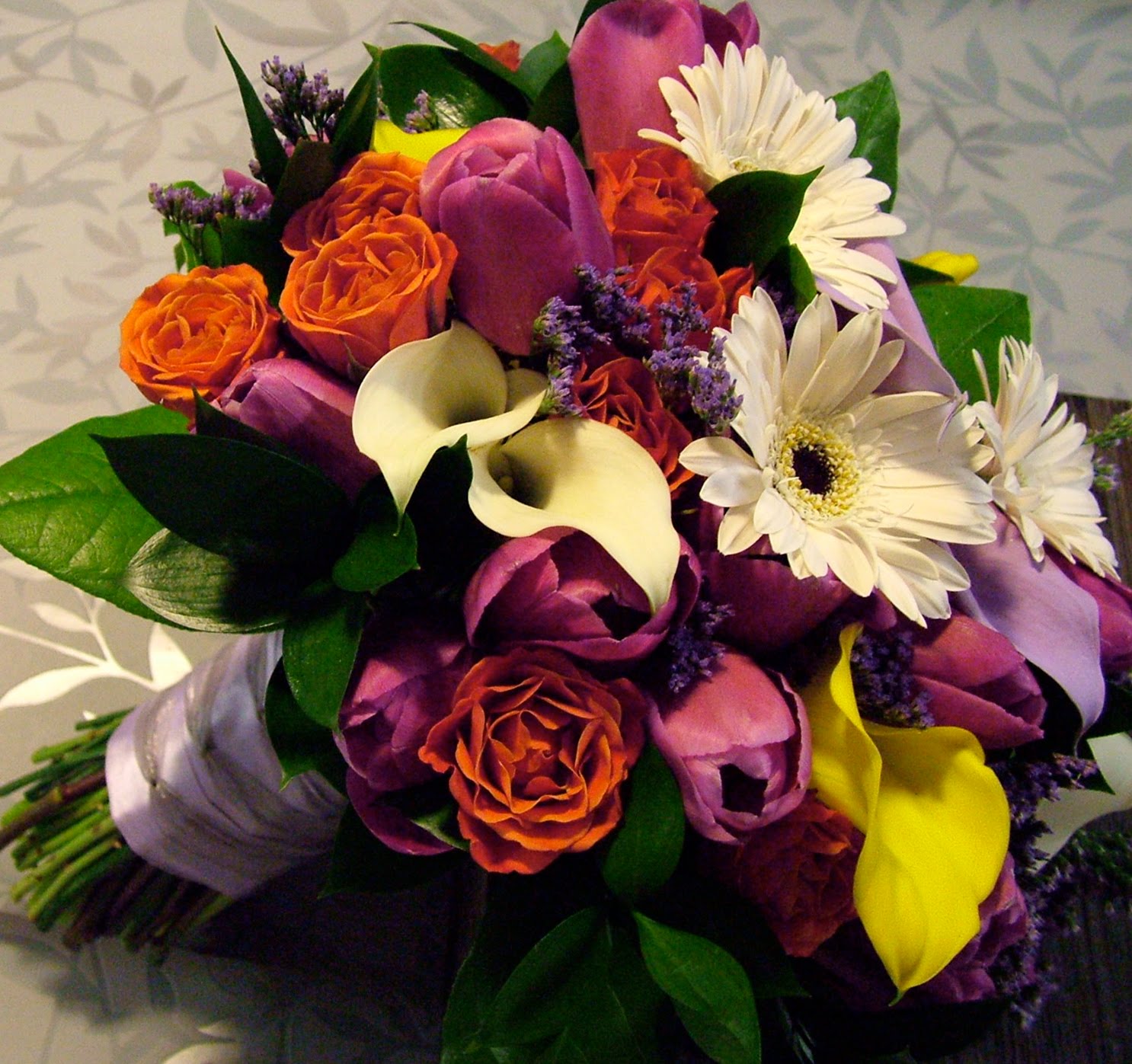 BellaBouquets.com: A very colorful wedding!