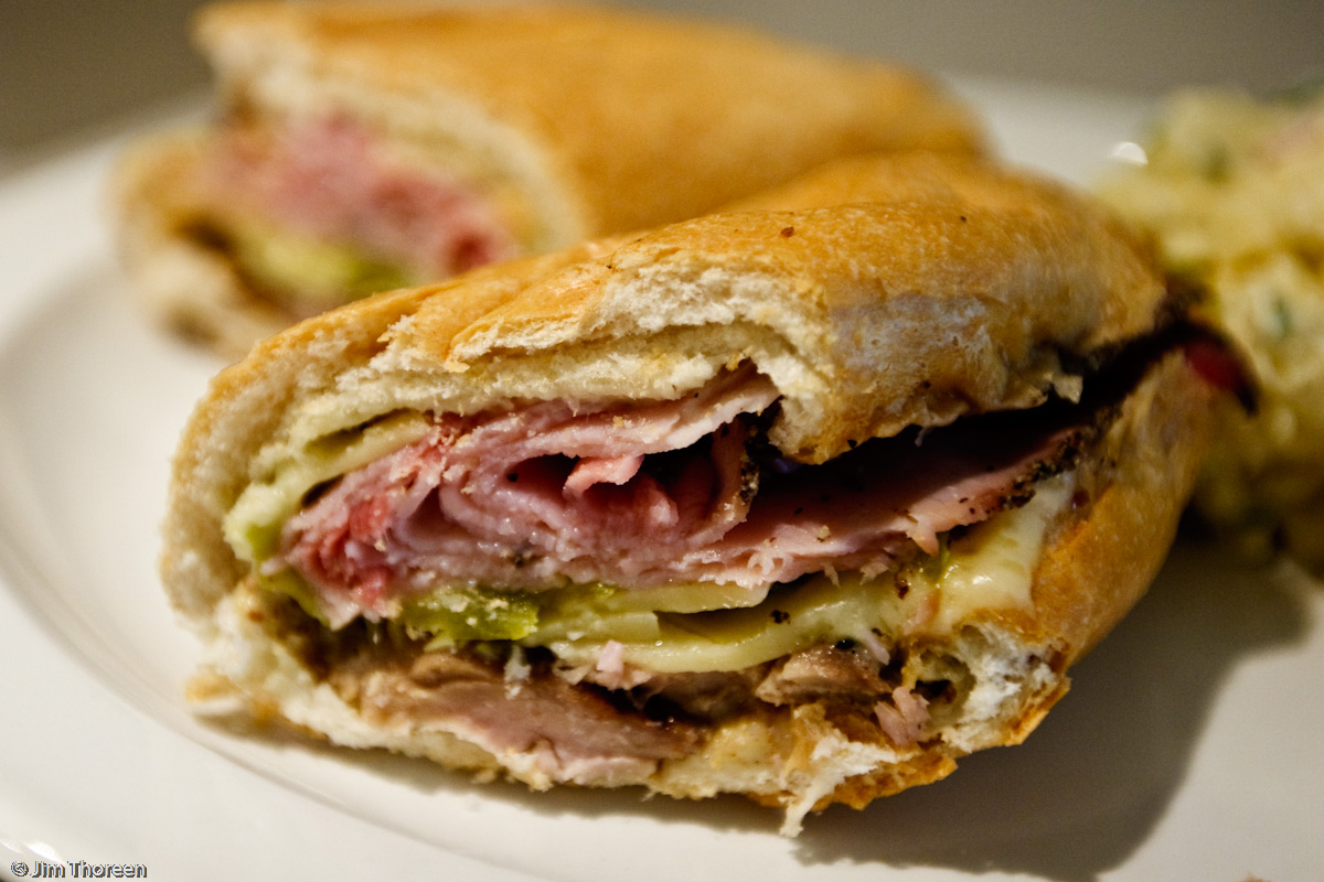 Jim's Place for Food and Booze: Cuban Sandwich