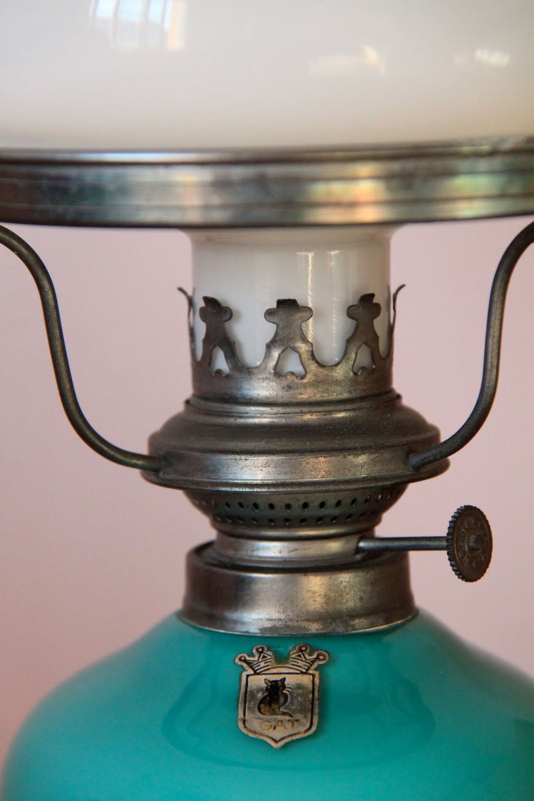 Lámpara-Quinqué Vintage de Opalina (Ref. 3501) ¡¡VENDIDO!! | El ...