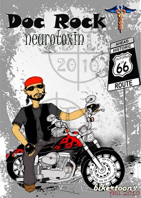 BikerToons: doc rock in color