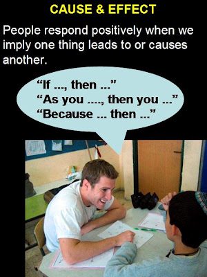 i trust, i can: NLP MILTON MODEL CAUSE AND EFFECT