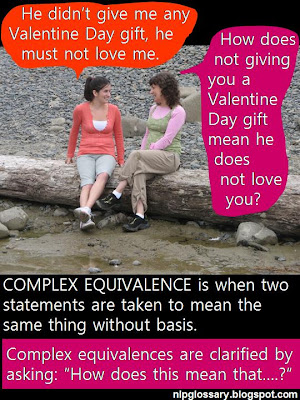 NLP GLOSSARY: COMPLEX EQUIVALENCE META MODEL