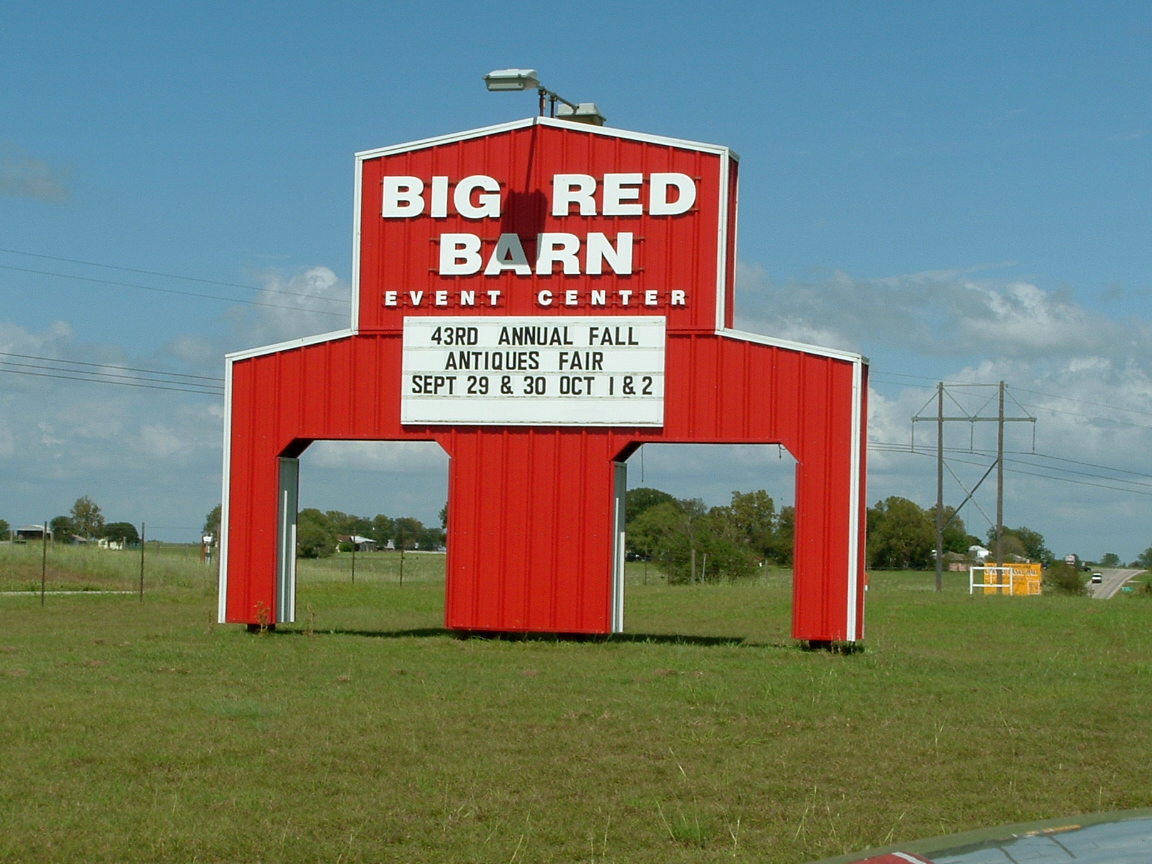 The Brenham House: Winter Antique Show at The Big Red Barn