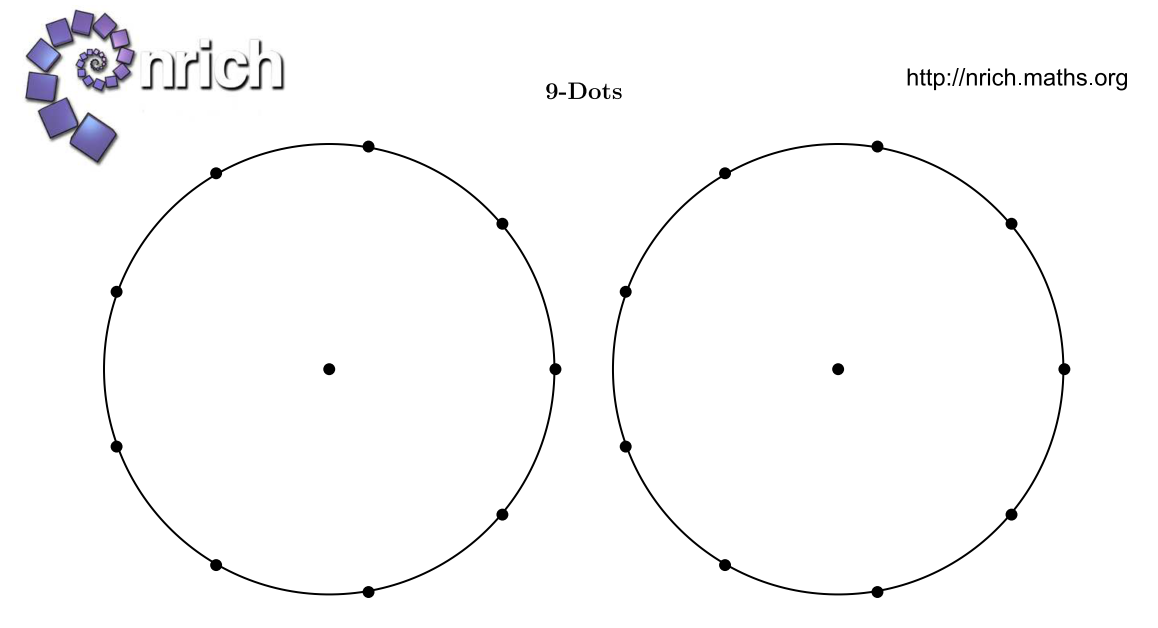 MEDIAN + ICT choices: nrich printable circles
