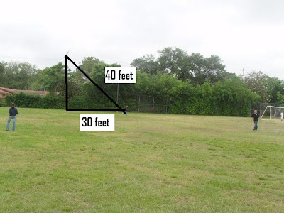 Cruz Math Stuff: Use Pythagorean Theorem to figure out how high the ...