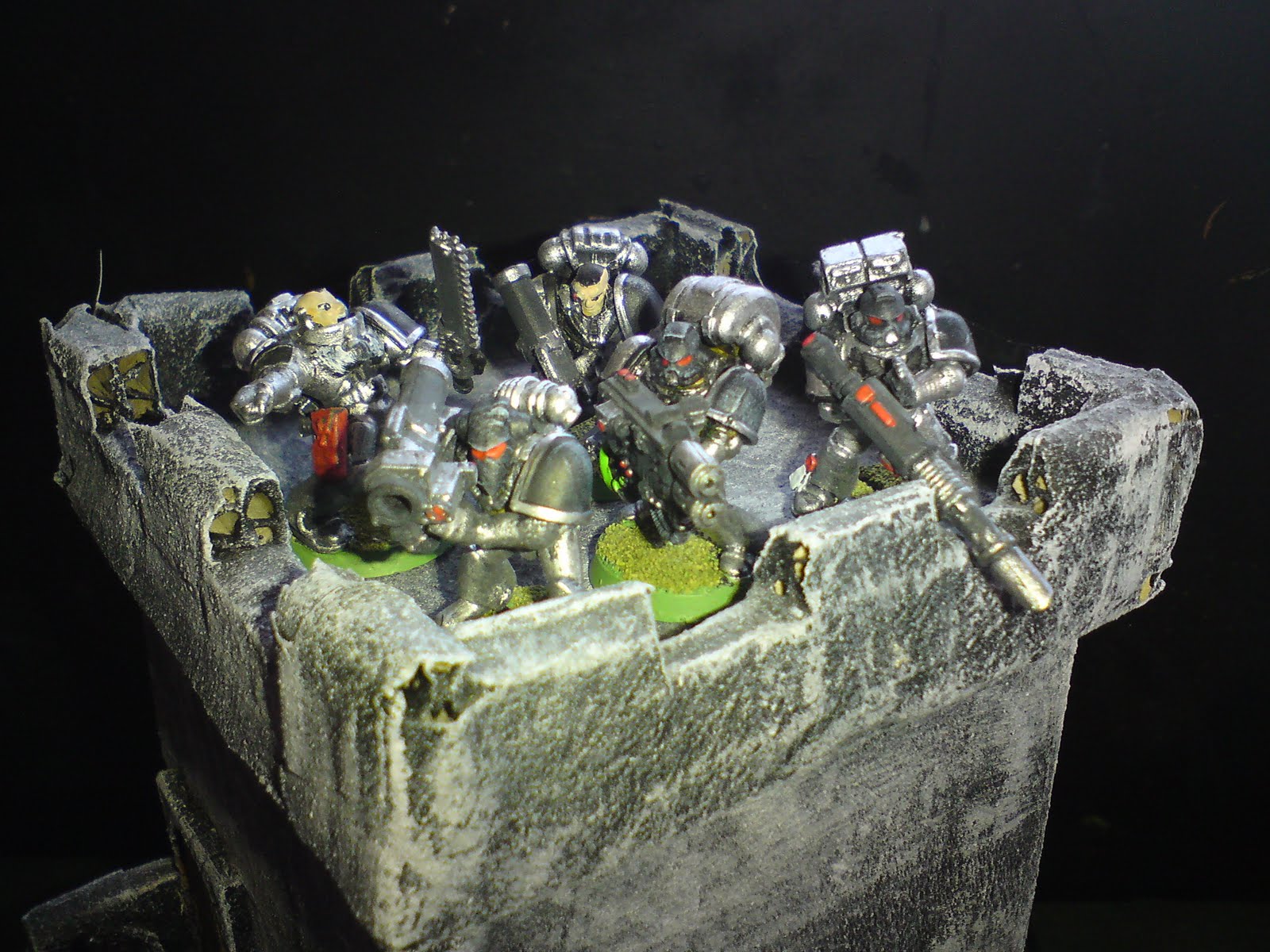 Musings of the Mentalist: 40K Showcase- Silver Ghosts Space Marines