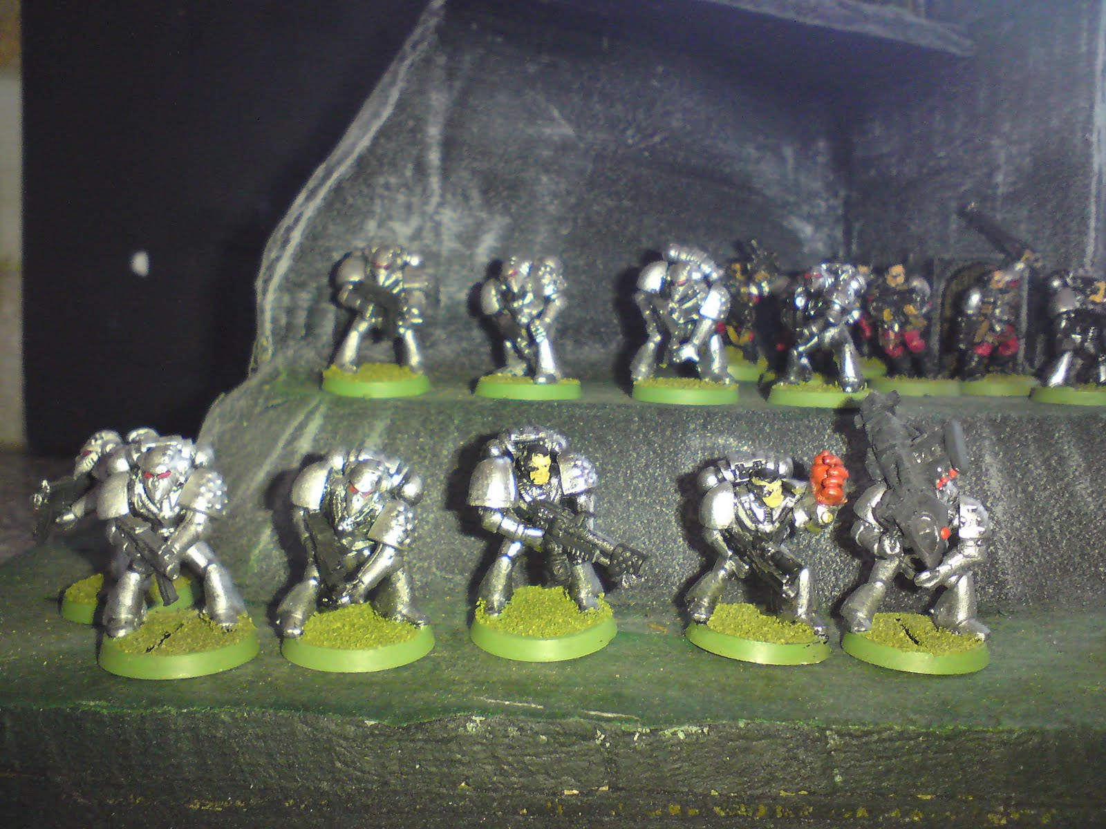 Musings of the Mentalist: 40K Showcase- Silver Ghosts Space Marines