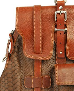 Men's Fashion & Style Aficionado: Pauric Sweeney Python Skin Bag