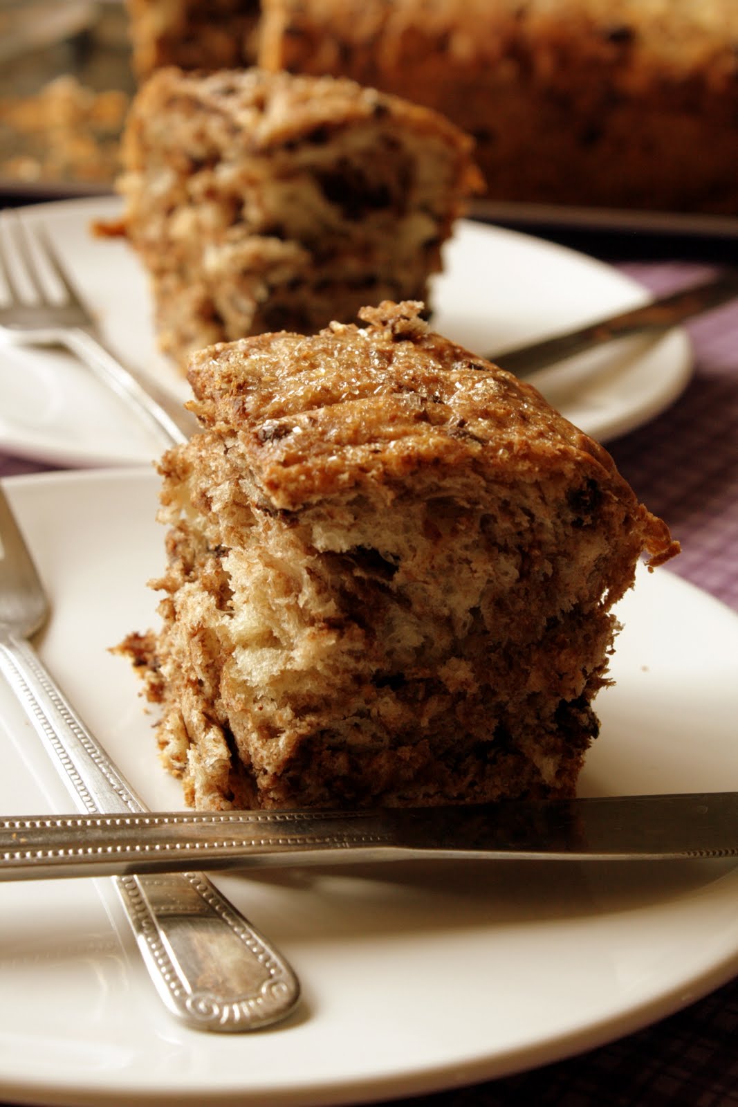 Versatile Vegetarian Kitchen: Chocolate Loves Vanilla Bread