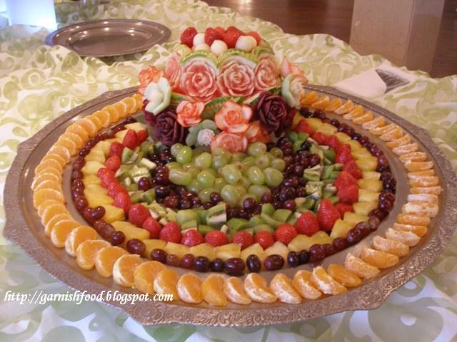 GarnishFoodBlog - Fruit Carving Arrangements and Food Garnishes ...