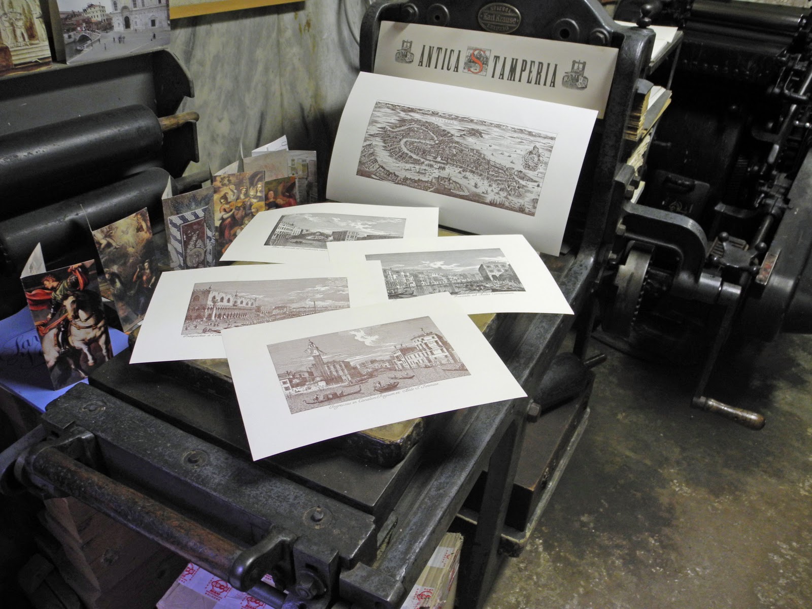 Venetian Matters: Ancient Print Shop and a Snow Day...