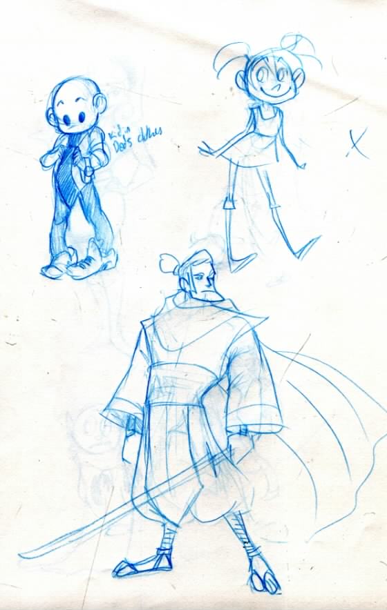 Shannon Manor Art: Cartoony style sketches