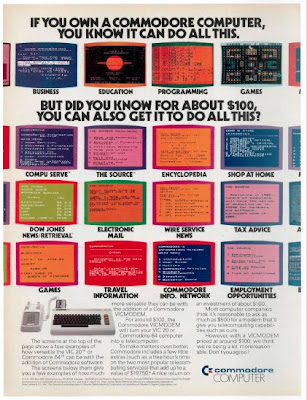 vintage ad: Commodore computers (1983) | All Conference Vintage