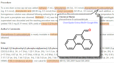Useful Chemistry: ChemSpider SyntheticPages