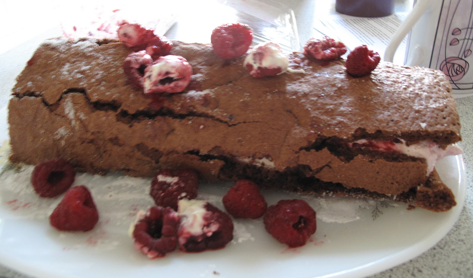Lizzy Designs: Chocolate and Raspberry Roulade Recipe