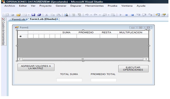 Visual Studio.net: DATAGRIDVIEW VB.NET