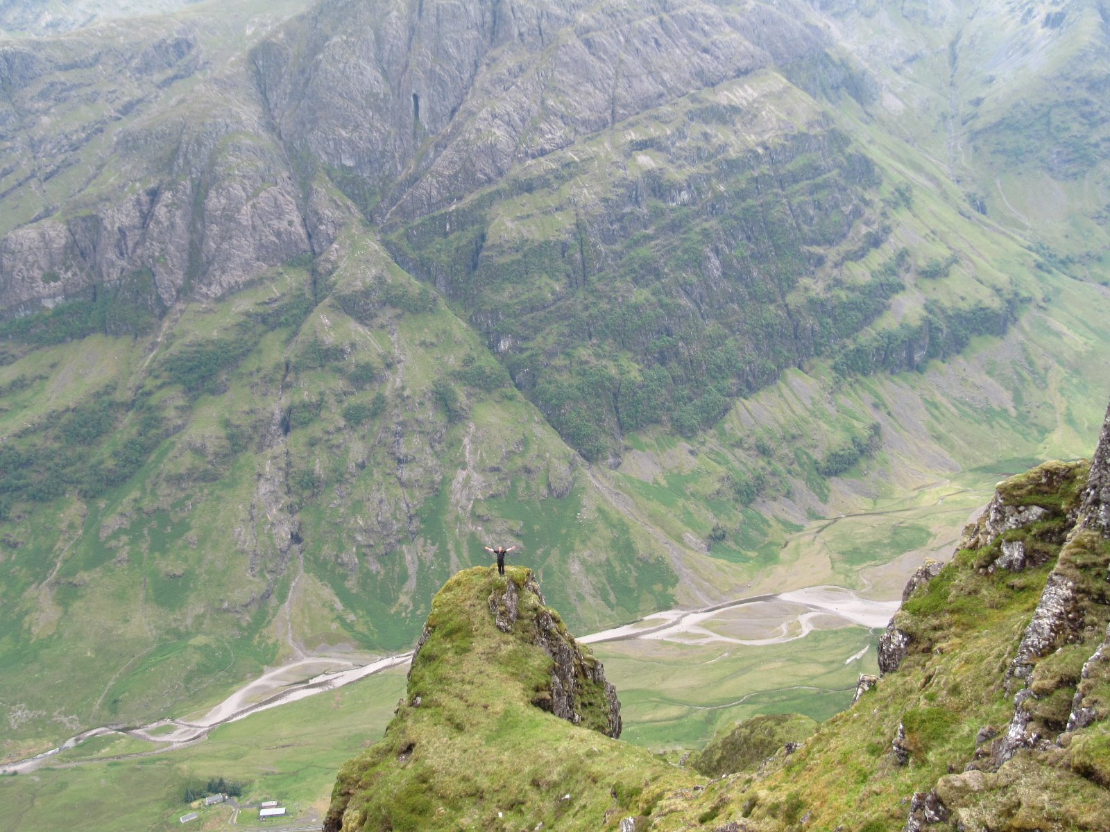 NOT QUITE - TOUCHING THE VOID: Aonach Eagach, 25th June 2010.
