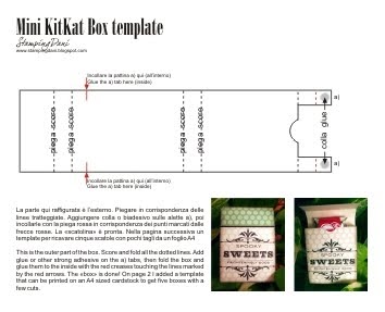 StampingDani: Kit Kat Box Template
