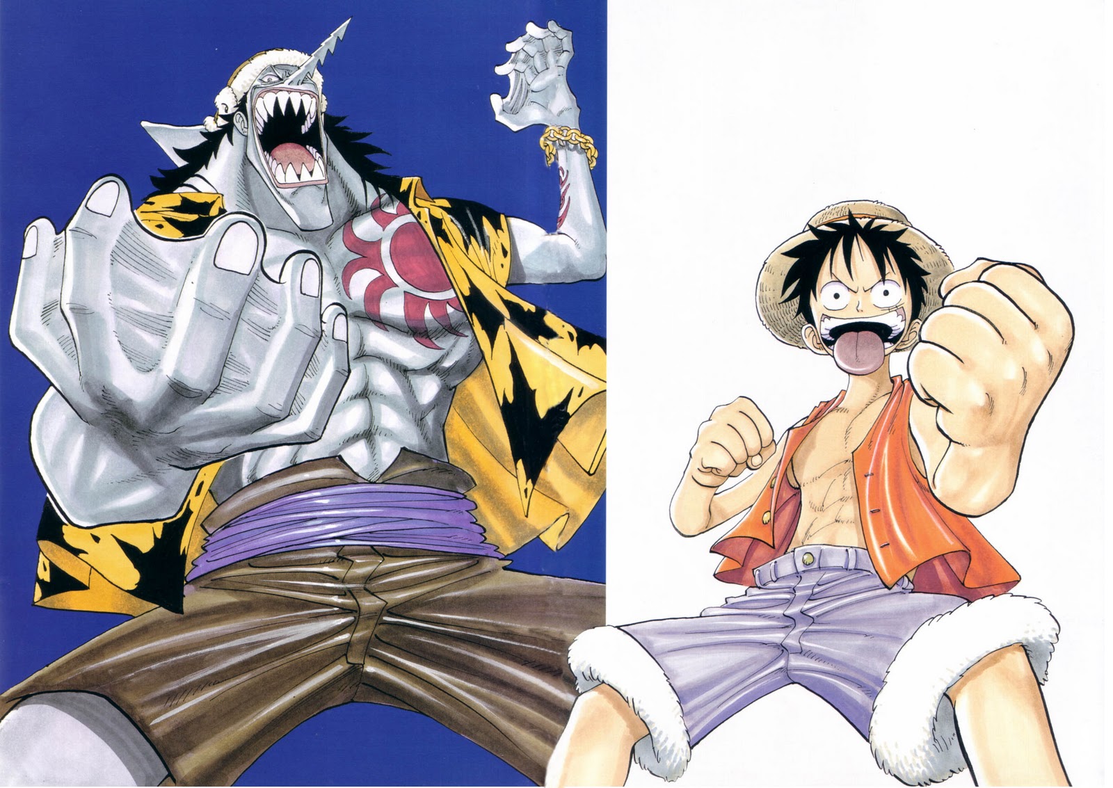 Perdido em Rabiscos: One Piece - Color Walk 1