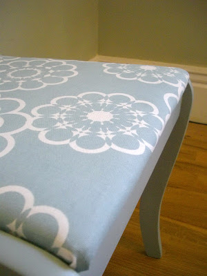 Lather. Write. Repeat.: Before and After: Lyrical Blue Harp Back Chair