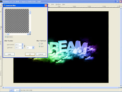 PA BLOG: Gimp Tutorial: Experiment on 3D Text Effect in Gimp