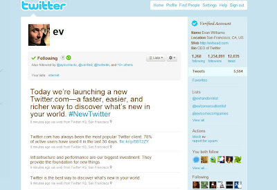 Novedades en Twitter ~ El Nuevo Twitter ~ Curioseando