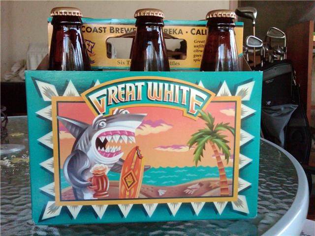 MyBEERheaven: Beer: Great White Lost Coast Brewing Co.