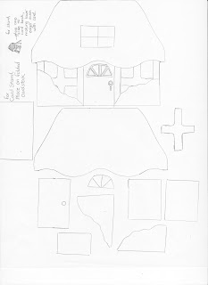 Home Living: Cottage Card Template