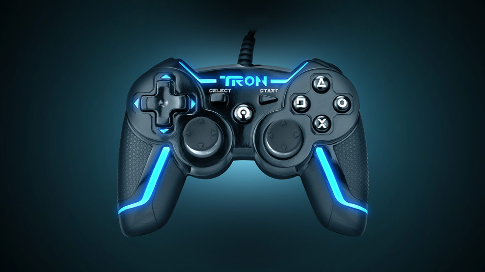 Gamer's place: TRON controllers ( Xbox 360 , PS3 , Wii )