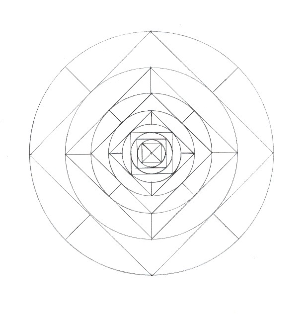 Mandalas Para Pintar: mandala base