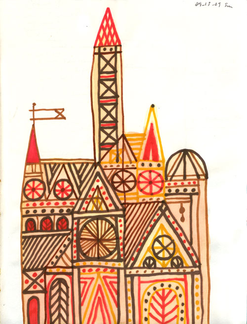 shine brite zamorano: If I could make a castle...