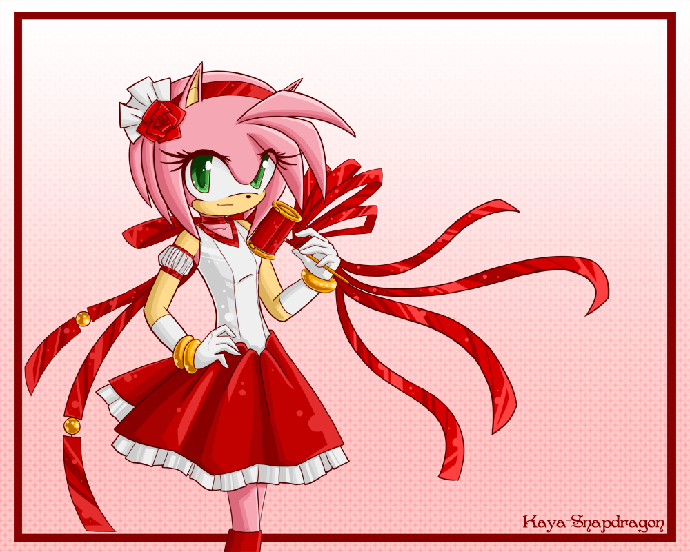 The real Amy Rose: 4.-mis cambios de look
