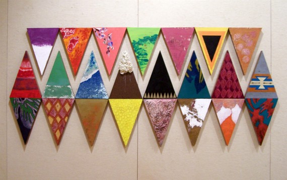 xoxo, lesley: triangle art