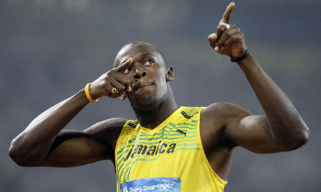 Fastest Man in the World Usain Bolt 100m with 9.58s