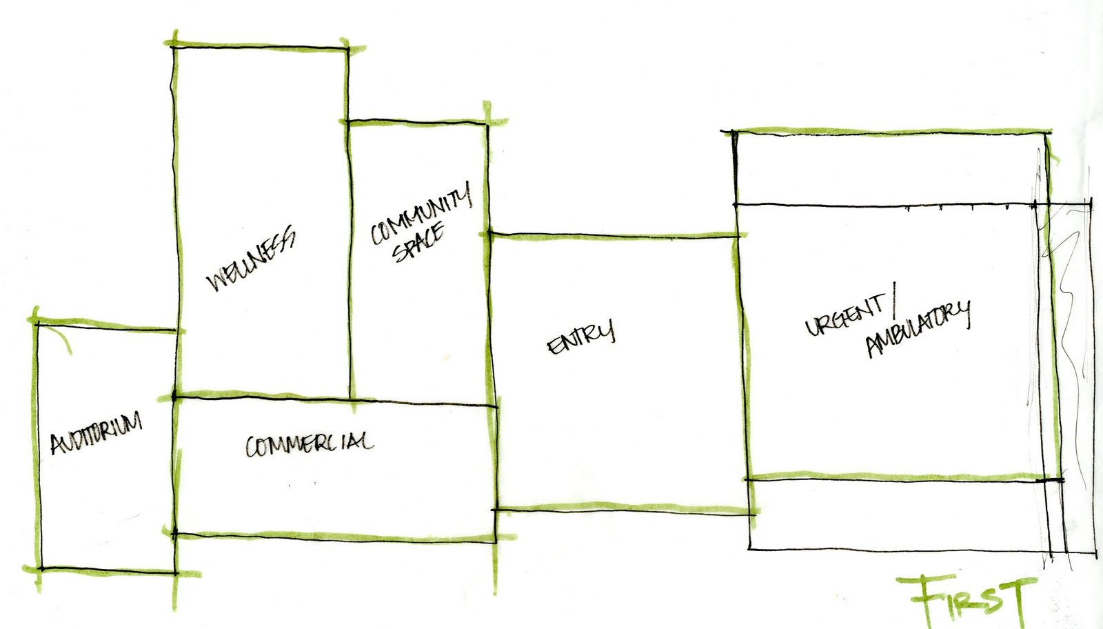 (re)new designs: Site, Structural Gride, Finalizing the Mass