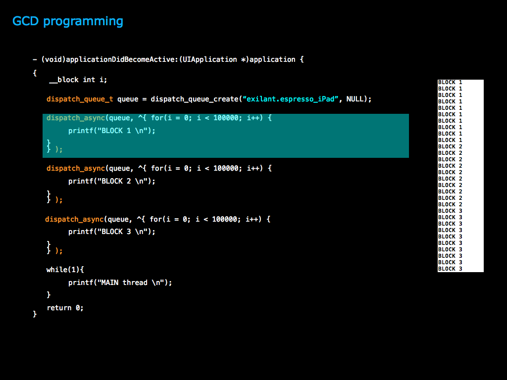 Technology And Programming: GCD (Grand Central Dispatch)