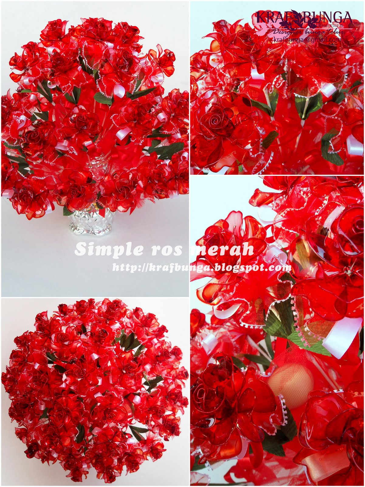 krafbunga: simple ros merah