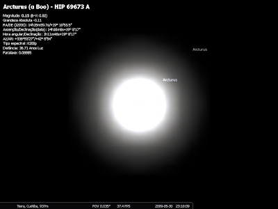 ASTRONOMIA E ENERGIA SOLAR: Estrela Arcturus K2
