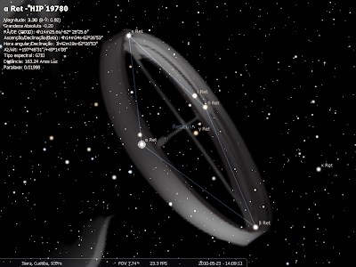 ASTRONOMIA E ENERGIA SOLAR: Constelação do Retículo