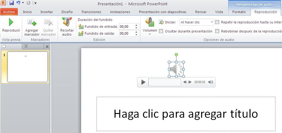 Aprendiendo PowerPoint: Los sonidos (1ª Parte)